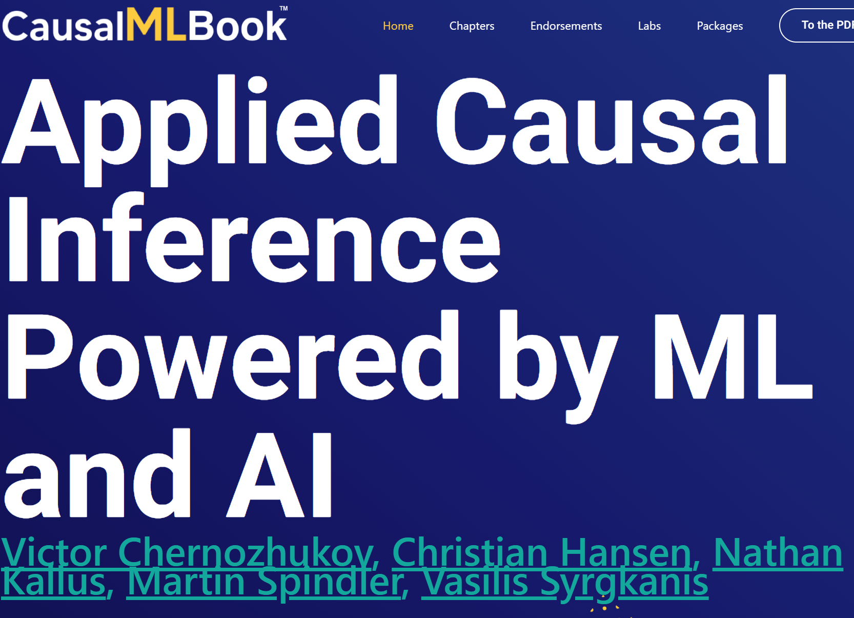 Advanced Econometrics – Statistical and Machine Learning